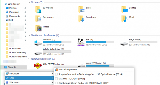 USB-Geräte in VirtualBox Gast-VM nutzen | U-Labs