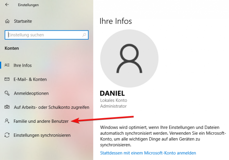 Zweites lokales Benutzerkonto in Windows 10 erstellen | U-Labs