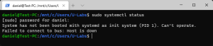 Systemd in WSL nutzen: So behebst du den „System has not been booted with systemd as init system ...