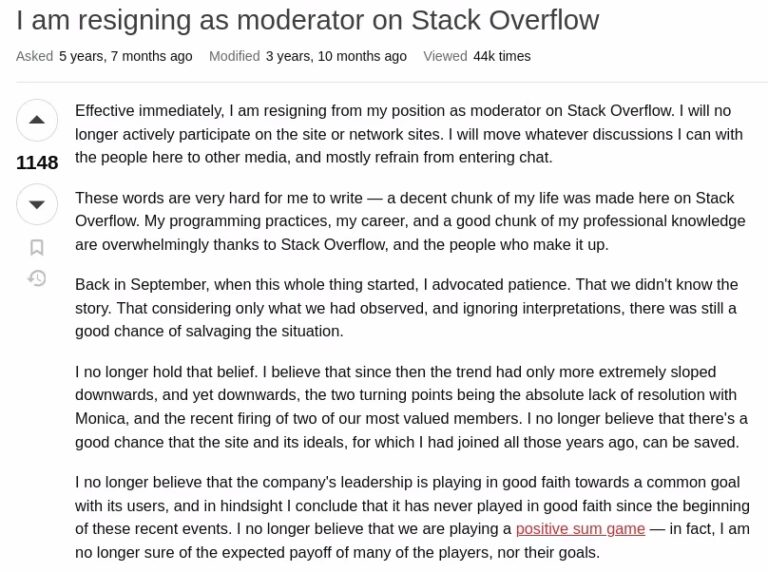 Wichtigste IT-Plattform: Stack Overflow stirbt | U-Labs